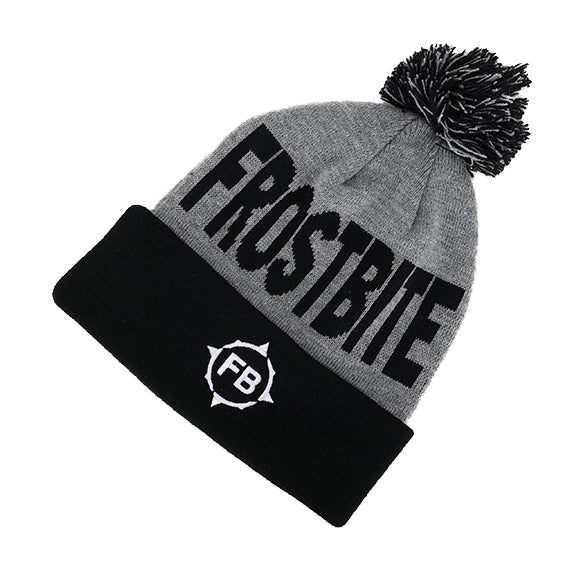 Pom Pom Beanie Black – Fish Frostbite USA