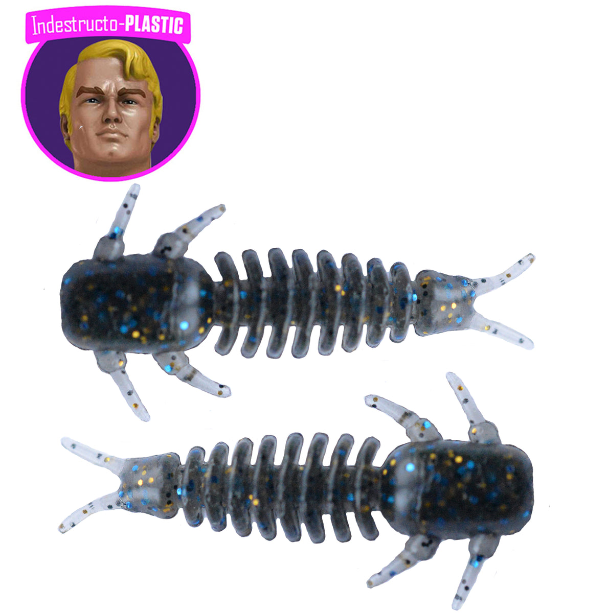 1" IndestructoLARVA (25mm) – Fish Frostbite USA